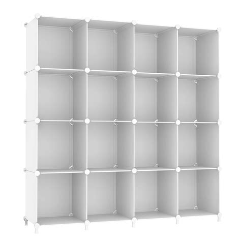 Awtatos Cube Storage Organizer Modular Storage Cubes Bookshelf Stackable Closet Storage Shelves