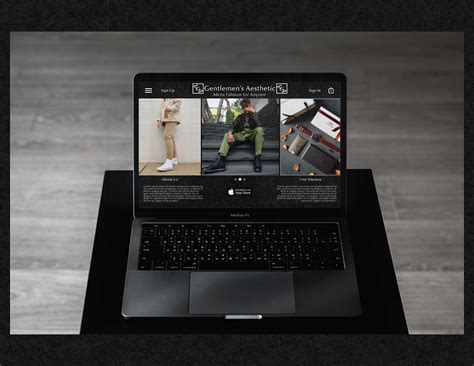 Gentlemens Aesthetic Ui Design On Behance