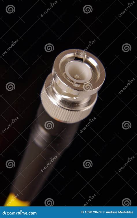 BNC Connector Of RF Cable Stock Image Image Of Communications 109079679