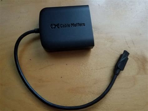 Cable Matters Usb C To Displayport Multiport Adapter Power