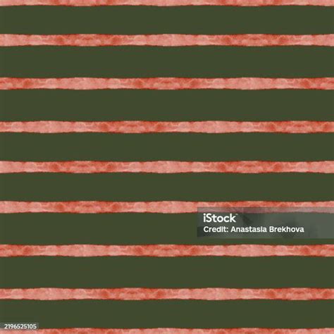 줄무늬의 수채화 기하학적 패턴 붉은 색의 선 녹색 배경에 새해 그림 직물 직물 포장 옷 인쇄를 위한 이음새가 없는 인쇄 0명에 대한 스톡 벡터 아트 및 기타 이미지 Istock