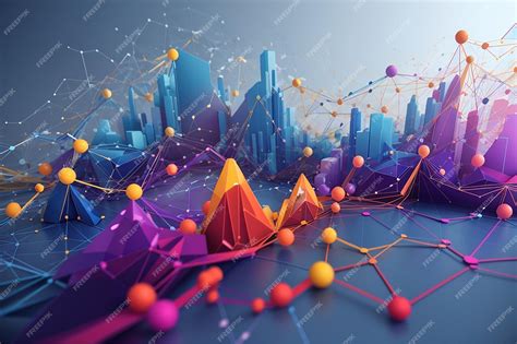 Premium Ai Image Big Data Visualization Social Network Or Business Analytics Representation