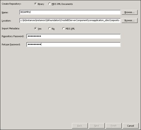 Obiee Learning Creating A Repository Oracle Epmbi