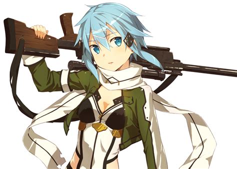 Sinon Sword Art Online Drawn By Kinta Distortion Danbooru