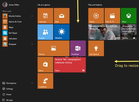 Customising The Start Menu In Windows Daves Computer Tips