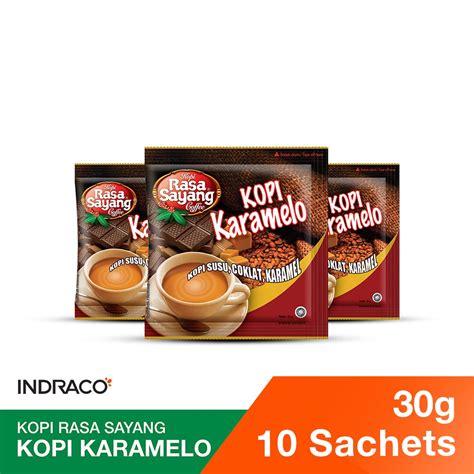 Jual Rasa Sayang Kopi Karamelo 10 Sachets X 30g Shopee Indonesia