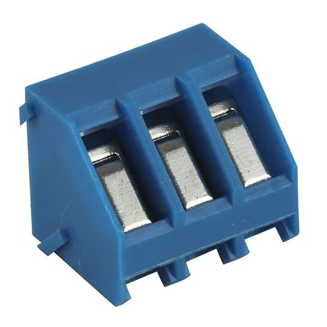 Pcb Screw Terminal Block Connectors Blue Colour Mm Xy China Terminal Block And Pcb
