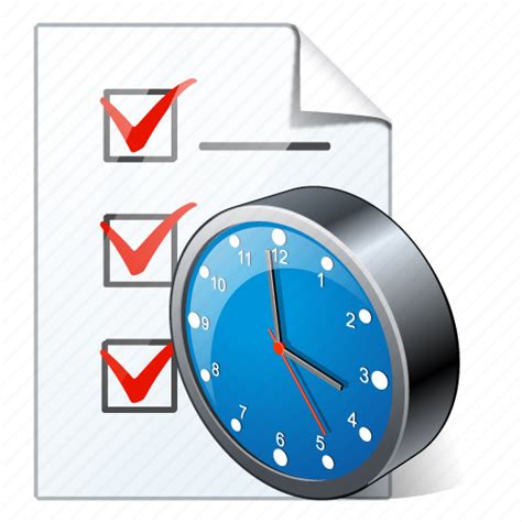 Check Clock Document File List Task To Do Icon Download On Iconfinder