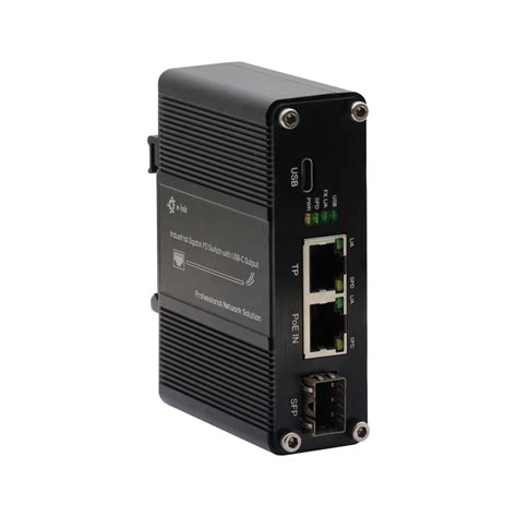 Multi Function Pd Ethernet Switch With Sfp Port And Type C Output