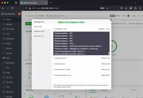 Install And Use Aapanel On Ubuntu 2404 2204 Cloudspinx