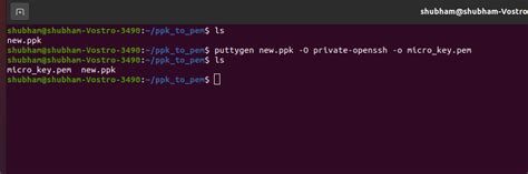 How To Login Ssh Using Ppk File In Debian Linux System