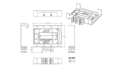 Din Rail Bracket For Raspberry Pi And Arduino Devices