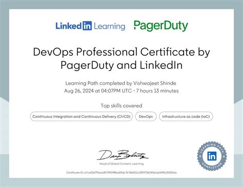 Devops Professionaldevelopment Pagerduty Linkedinlearning