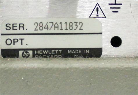 Hp 3325b Synthesizer Function Generator Model 3376227