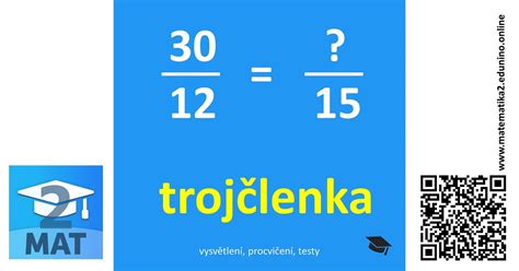 Trojčlenka | EDUnino