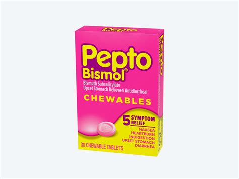 Pepto Bismol Tablet Ph
