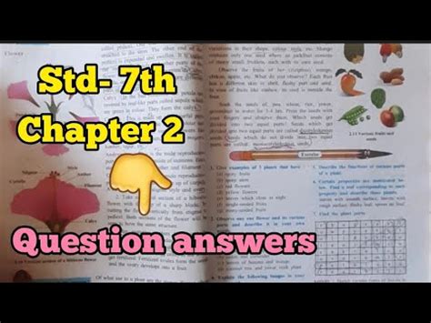 Std 7th SCIENCE QUESTION ANSWERS OF CHAPTE 2 Plants Structure And
