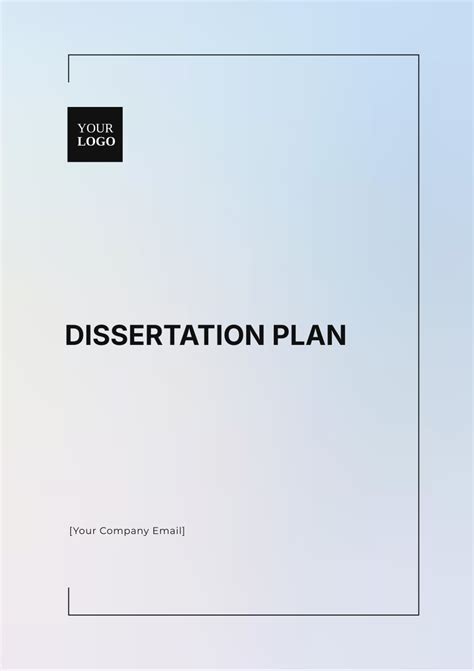 Free Dissertation Templates To Edit Online