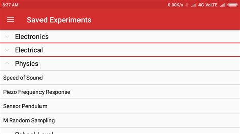 expandable listview in pslab android app