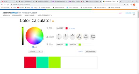 Ejemplos De Colores Complementarios Divididos Armonias De Color Pdf
