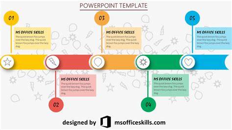 Mẫu slide Powerpoint timeline giới thiệu chương trình Power points
