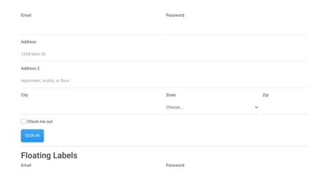 bootstrap 5 forms and floating labels