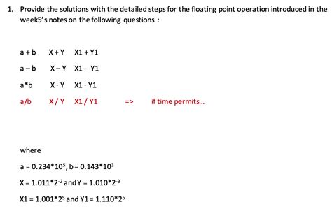 Solved Topic Assembly Programming Floating Point Operation