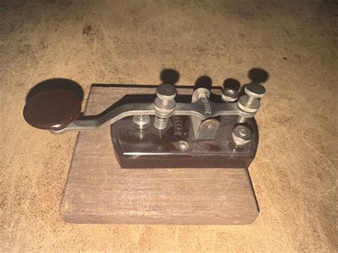 Vintage Antique Speedx Morse Code Key Telegraph Sounder Ham Radio Cw