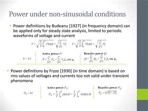 Instantaneous Reactive Power Theory And Its Applications Ppsx