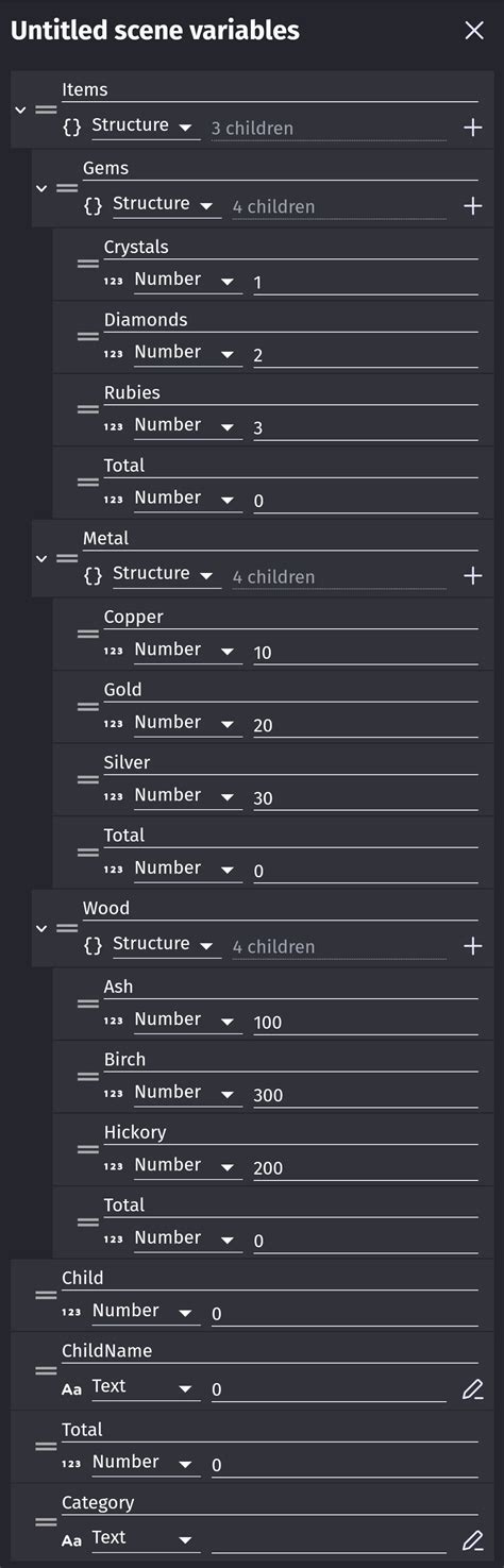 Solved How To Add All Number Variables In A Structure And Making The