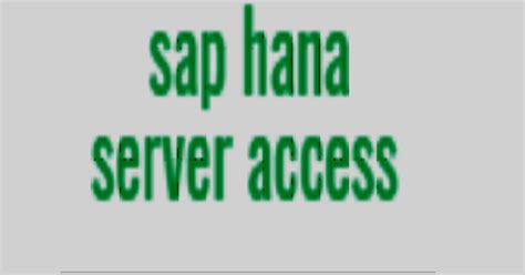 Sap S4 Hana Server Access Hyderabad India About Me