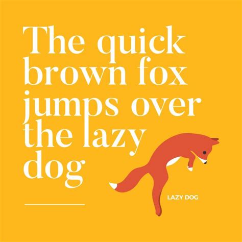 The Quick Brown Fox Design