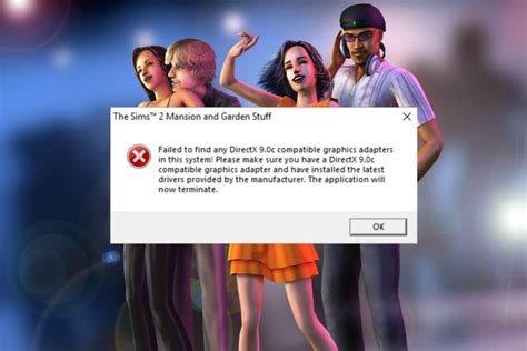 sims 2 directx 9 error on windows 10 and 11 solved