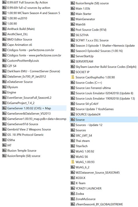 Release Source Code Directory Server Files Fixes Muonline Software