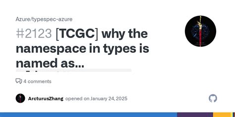 [tcgc] why the namespace in types is named as `clientnamespace` instead