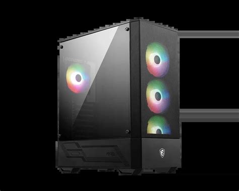 Gabinete Msi Mag Forge R Mid Tower Atx Argb Cristal Templado Ctman