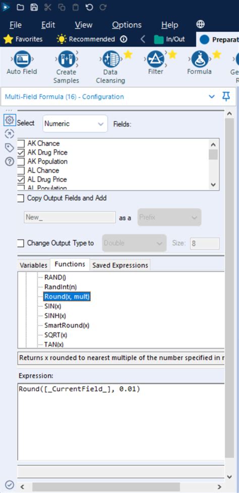 using the multi field formula tool in alteryx the data school