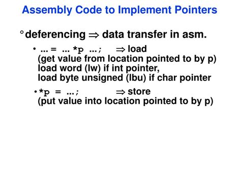 PPT CS Assembly Wrapup Pointers Revisited PowerPoint Presentation ID