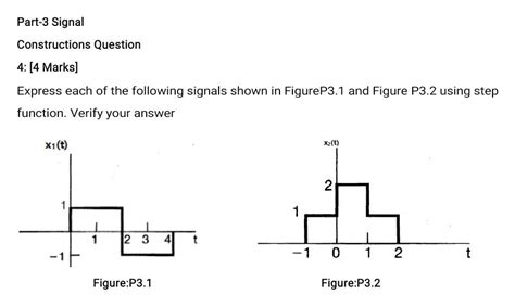 Solved Part Signal Constructions Question Marks Chegg