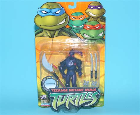 TMNT TEENAGE MUTANT NINJA TURTLES FOOT TECH NINJA MOC MOSC US CARD 2003