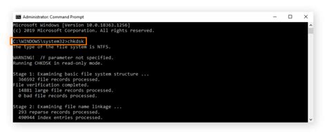 How To Use Chkdsk Using Command Prompt Chkdsk Utility