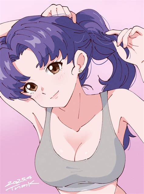 Katsuragi Misato Neon Genesis Evangelion Drawn By Tsunemoku Danbooru