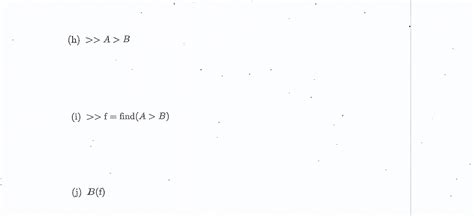 Solved Matlab Questions