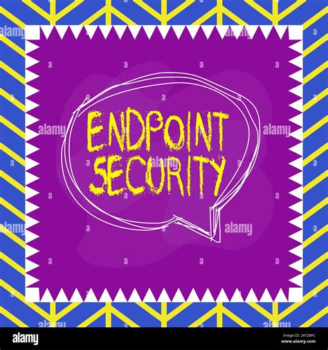 Handwriting Text Writing Endpoint Security Conceptual Photo The Methodology Of Protecting The