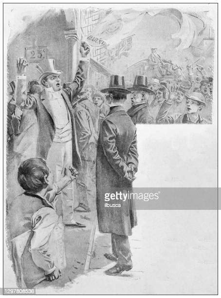 282 Protest Crowd Drawing High Res Illustrations Getty Images