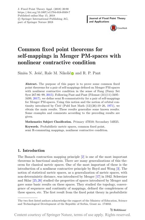 Common Fixed Point Theorems For Self Mappings In Menger Pm Spaces With