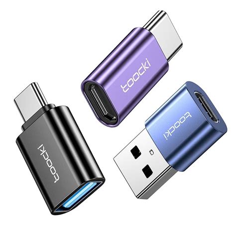 Адаптер переходник Toocki Otg Usb 3 0 на Type C Micro на Type C Male на Usb 2 0 купить с