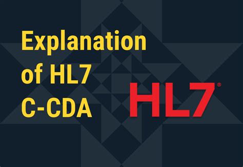 What Is Hl7 C Cda Tenasol