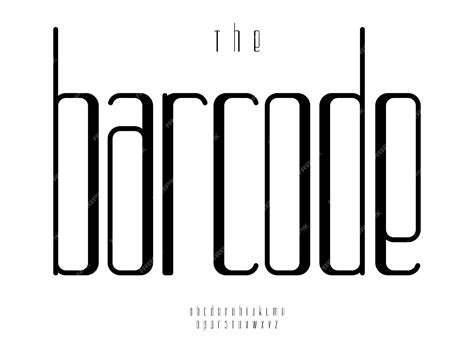 Premium Vector Tall Futuristic Alphabet Sleek Long Thin Lowercase Letters Elongated Font For