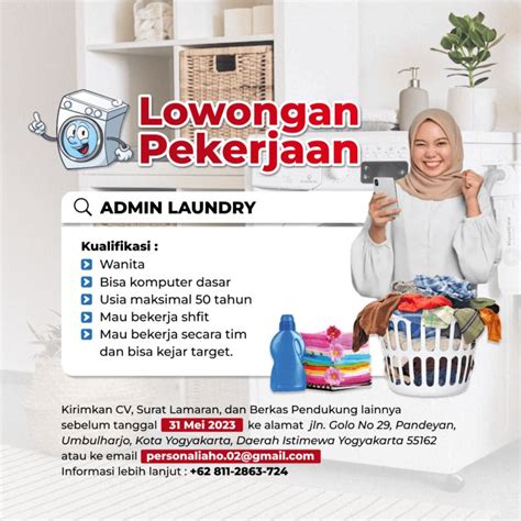 Lowongan Kerja Admin Laundry Laundry Produksi Di Melia Laundry On Kilo Singgih Putri Nurjannati